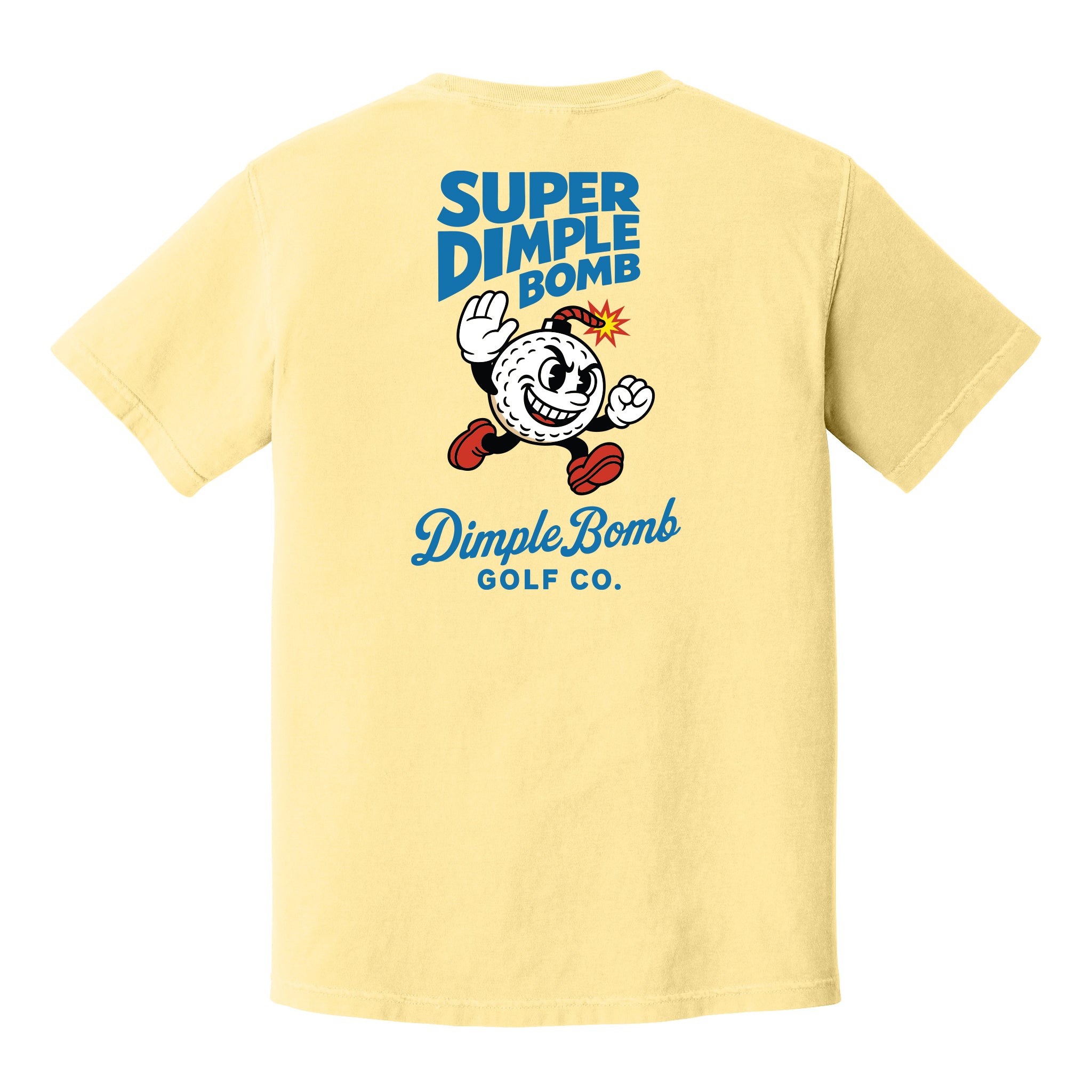 Super Dimple Bomb Tee – Game On, Bomb Out – Dimple Bomb Golf Co.